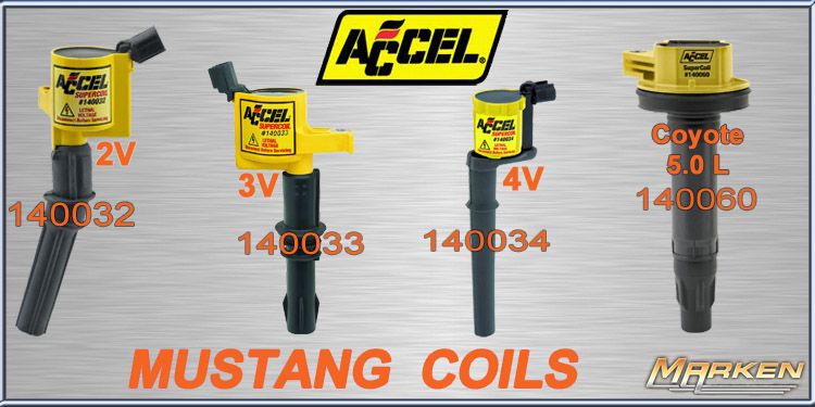 Coil On Plug Ignition Coils for Ford Mustang: Accel & MSD Coil On Plug Ignition Coils for Ford Mustang: Accel & MSD